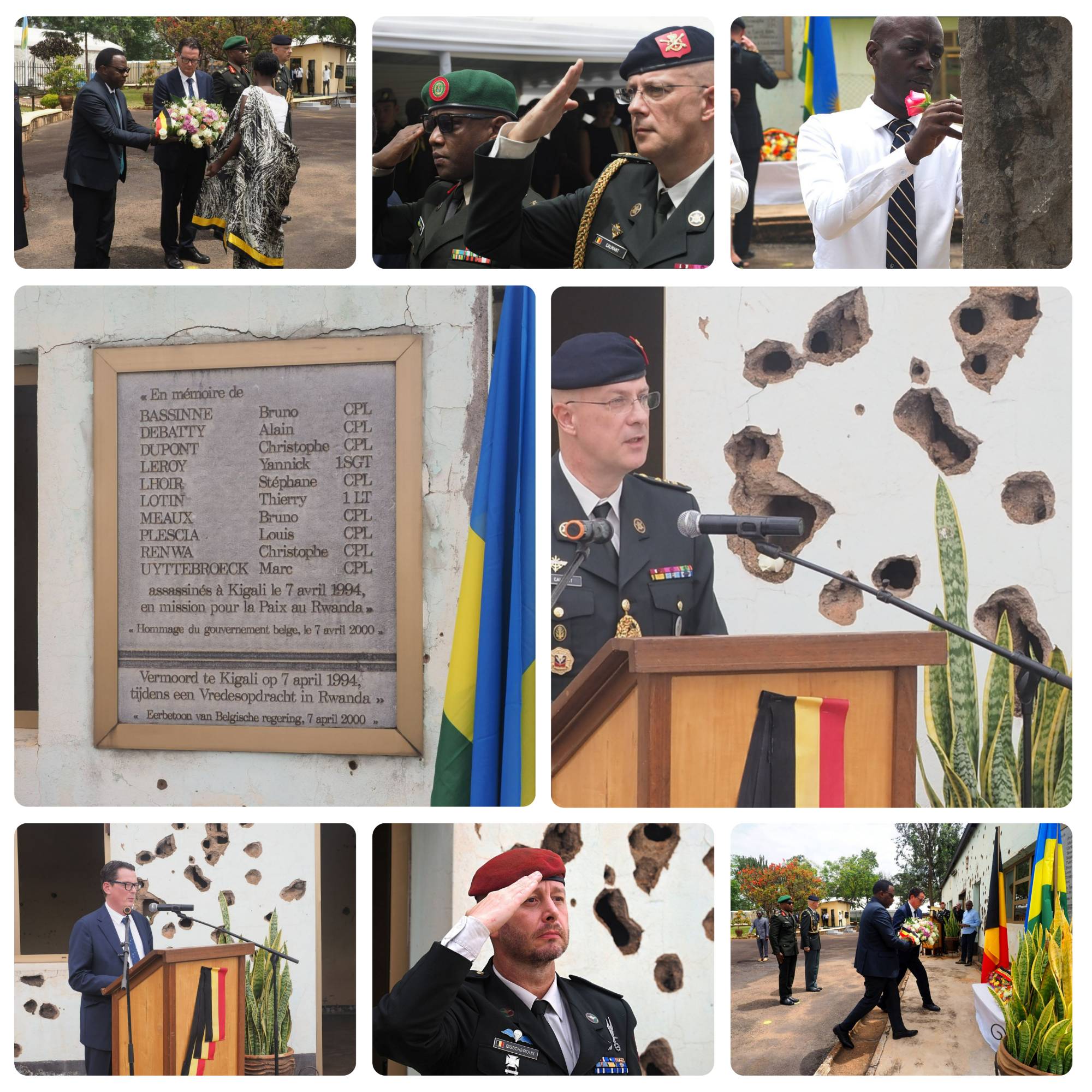 Ten Belgian paratroopers died during the 1994 genocide against the ...